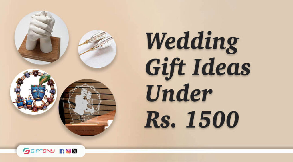 12 Wedding Gift Ideas Under 1500 Rupees in 2025 - Giftony